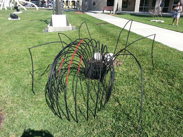 Welding Steel Rebars Sculpture - Public Art Outdoor Art Miami ...